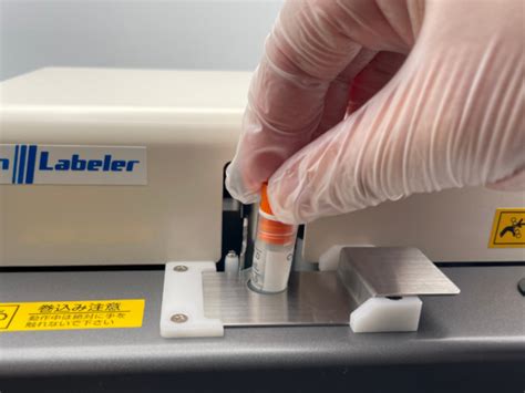 Spinlabeler Semi Automated Tube Labeler Eureka Technologies Inc