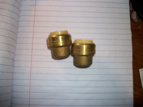 2 Pieces 3 4 Push Fit Cap For Sharkbite Cap And 1 3 4 To 3 4 Female