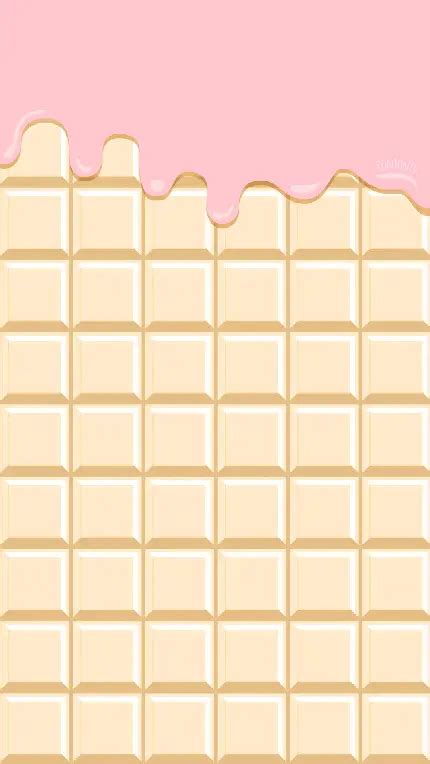 بک گراند کاکائو صورتی برای تلفن همراه دختر خانم ها