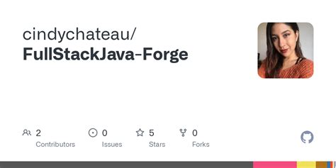 github cindychateau fullstackjava forge