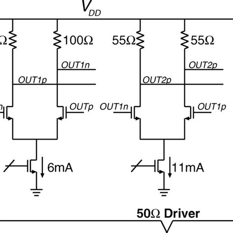 Open Drain Driver For Distributed Select Circuit Download Scientific Diagram