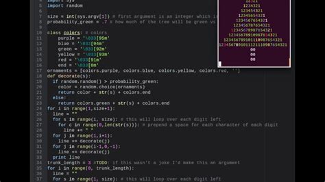 python christmas tree youtube