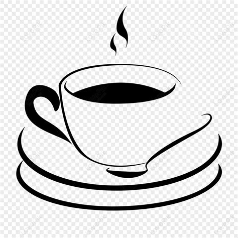 손으로 그린 뜨거운 커피 일러스트 실루엣커피 컵열기 Png 일러스트 무료 다운로드 Lovepik