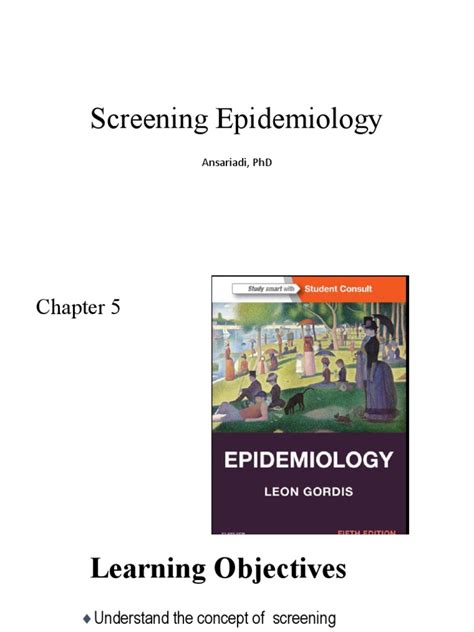 Screening Epidemiology Ansariadi Phd Pdf Sensitivity And Specificity Clinical Medicine