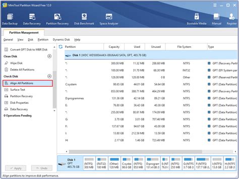 how do i align ssd partition with a free ssd alignment tool minitool