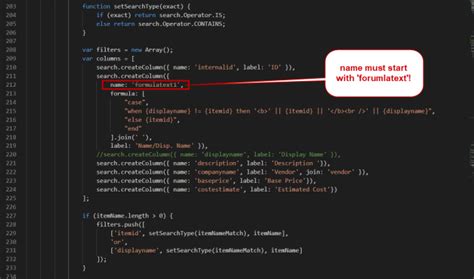 suitescript 2 0 n search formula columns netsuite experiences