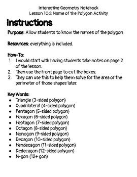 Name Of The Polygon Activity By PachySan TPT