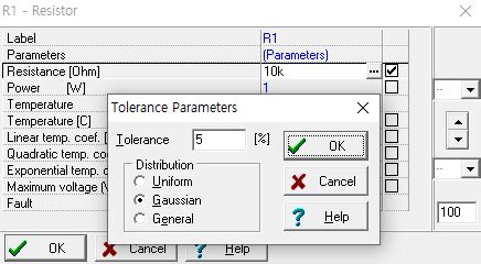 TINA Spice TINA TI Is There A Way For The Simulation Consider The Resistor S Capacitor S