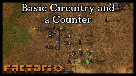 Basic Combinators And A Simple Counter Factorio Tutorials Youtube