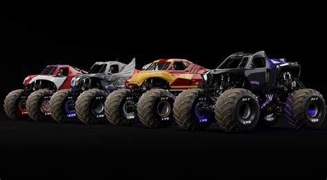 Mega Mud Trucks Monster Truck Beam Monsters