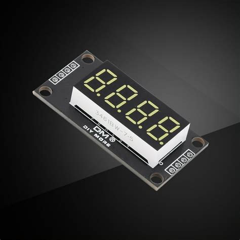 Módulo De Pantalla Led Tm1637 Módulo De Reloj De 4 Dígitos Módulo Led