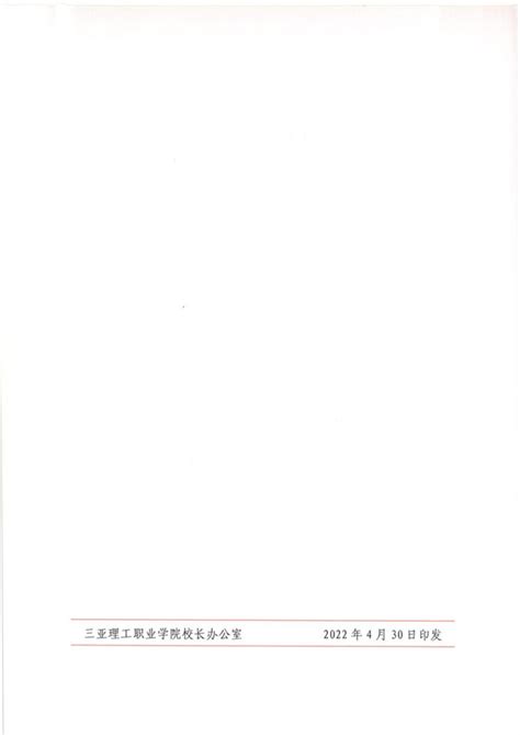 三亚理办字20223号 三亚理工职业学院关于校内公文错情第三期的通报 三亚理工职业学院