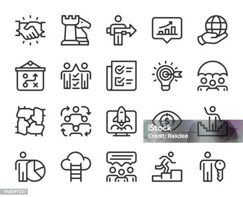 기업 개발라인 아이콘 개발에 대한 스톡 벡터 아트 및 기타 이미지 개발 개선 경영자 Istock