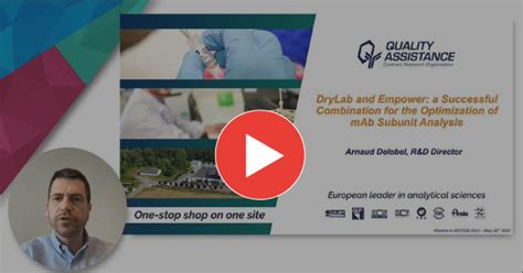 Drylab And Empower A Successful Combination For The Optimisation Of Mab Subunit Analysis