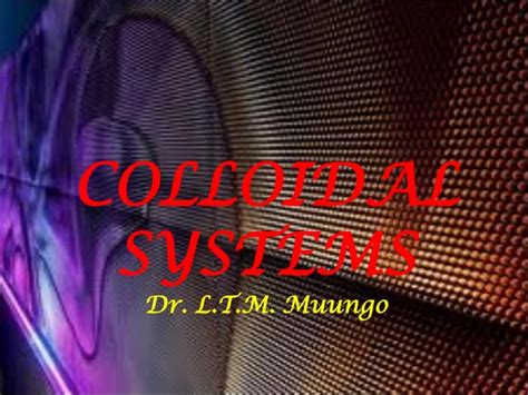 2 Colloidal System Pdf