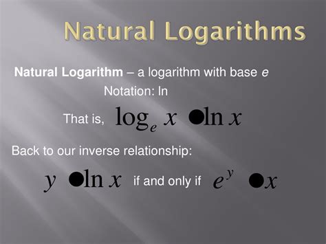 Ppt Mastering Logarithms Properties Evaluations And Solving Equations Powerpoint