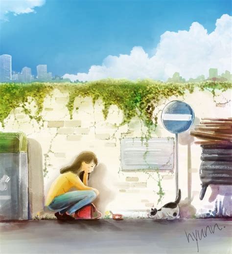 Hyunn 작가 아트머그 따뜻한 오후의 햇살같은 일러스트