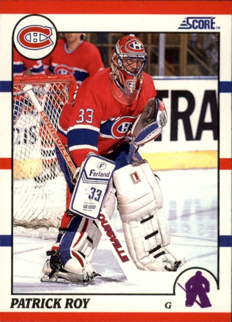 1990 91 Score 10 Patrick Roy Nm Mt