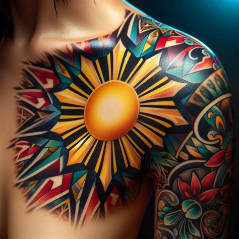 Filipino Sun Your Own Tattoo Design Custom Designs Crafted For
