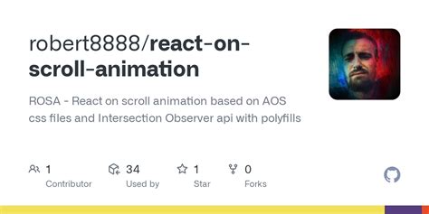 Github Robert React On Scroll Animation Rosa React On Scroll