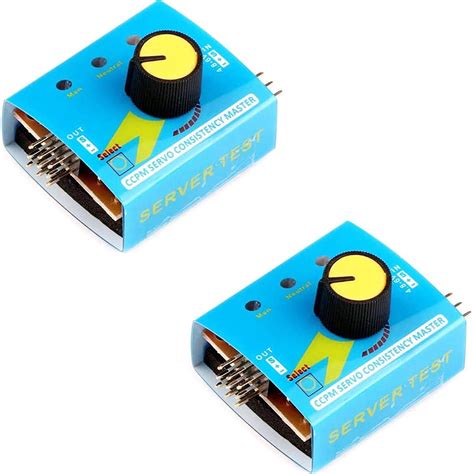 Youmile Pcs RC Servo Tester CH Digital Multi ECS Servo Tester RC Consistency CCMP Master