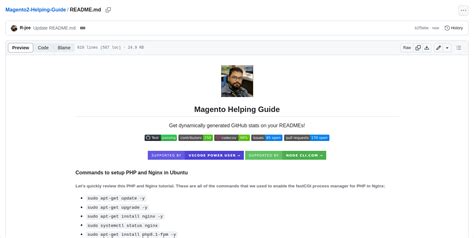 github r jee magento2 helping guide