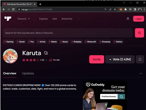 How To Add Karuta Bot On Discord Solved Golinuxcloud