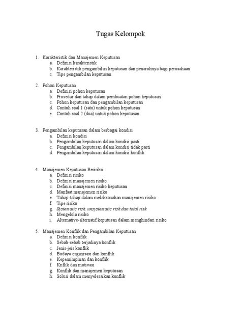 Pengambilan Keputusan Pdf