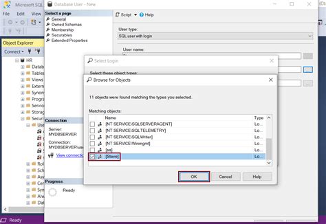 Create A New User In Sql Server