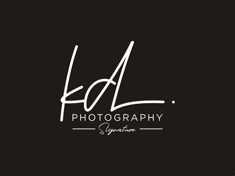 Vector De Plantilla De Logotipo De Firma De Letra Kd 10939090 Vector En