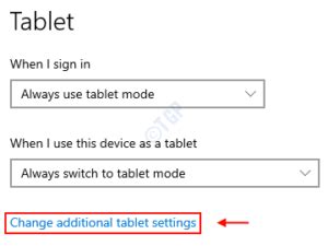 How To Turn On Off The Tablet Mode On Windows 10