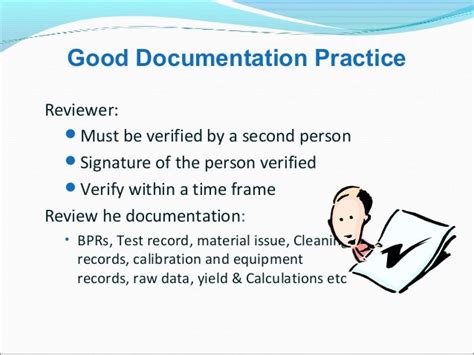 Good Documentation Practice