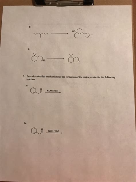 Solved 4 Identify The Missing Reagent Reactant Or Product Chegg Com