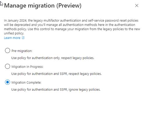 Migrate Legacy Ssprmfa Authentication Methods Before January 2024 Mike Shellenbergers Blog