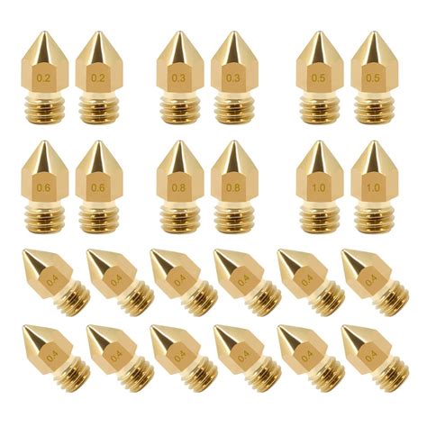 Brass Mk8 Nozzles For Cr 10 Ender Series 175mm Forge Box