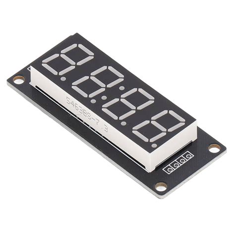 neyseki 0 56in led display module 4 digit 7 segment digital tube clock module with pin header 5v