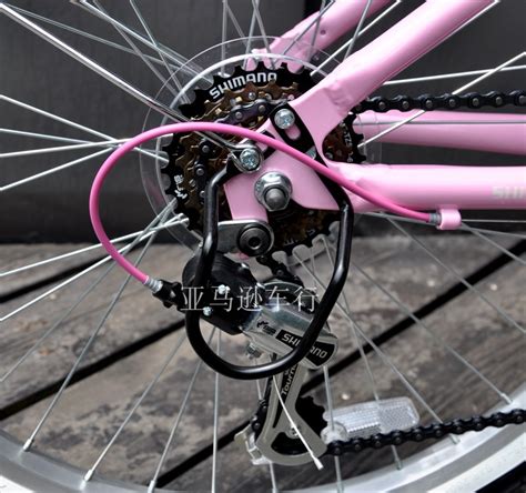 包邮新品24寸青少年变速自行车成人通勤车轻便铝合金城市车白粉虎窝淘