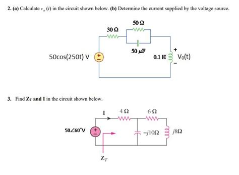 Solved A Calculate Vo T In The Circuit Shown Below Chegg