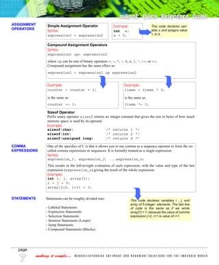 Guia De Referencia Para A Linguagem Do Fabricante CCS Info Syntax Pdf