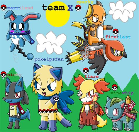 Pokemon X Team Fully Evolved By Pokemonlpsfan On Deviantart