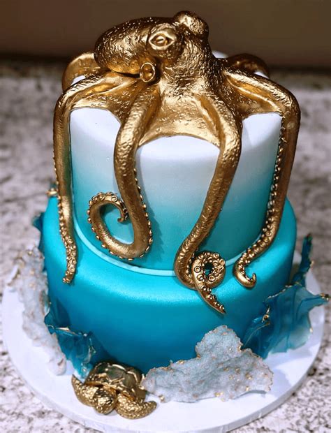 Octopus Birthday Cake Ideas Images Pictures In 2025 Octopus Cake