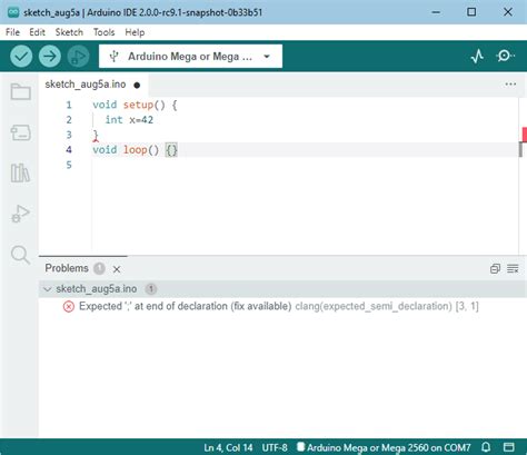 Error Window With Navigation · Issue 1300 · Arduinoarduino Ide · Github