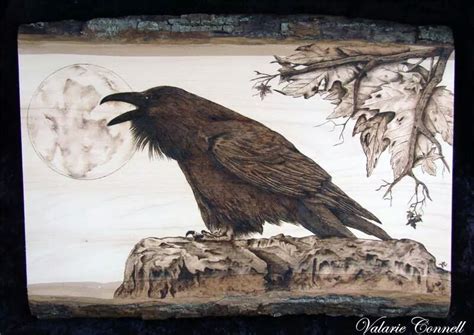 Pyrography Fine Art Raven Maker Marketplace