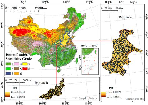 Localized Areas Of High Desertification Sensitivity Download Scientific Diagram