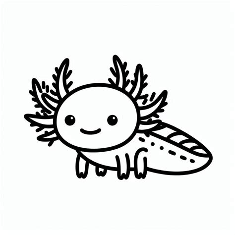 Omalovánky K Vytisknutí Axolotl Omalovanekcz