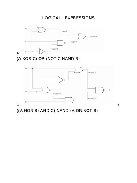 Logical Expressions Explained Pdf