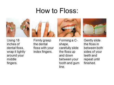 Dental Flossing Technique