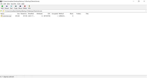 Encrypt Directories And File Names Within A Zip Archive Using 7 Zip Jonathan Crozier