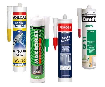 Как правильно подобрать герметик? Обзор популярных брендов из магазина ...