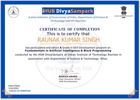 Raunak Kumar Singh On Linkedin Iitroorkee Ihub